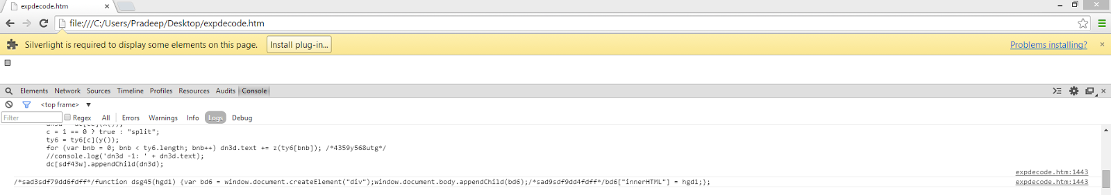 The DOM Based JavaScript Obfuscation Found In EK’s | Zscaler
