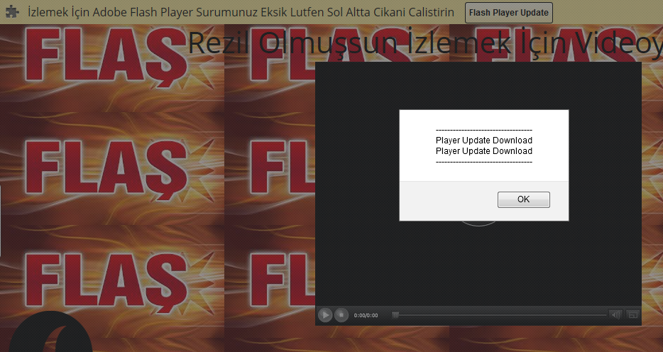 Fake Flash Player On DropBox | Zscaler