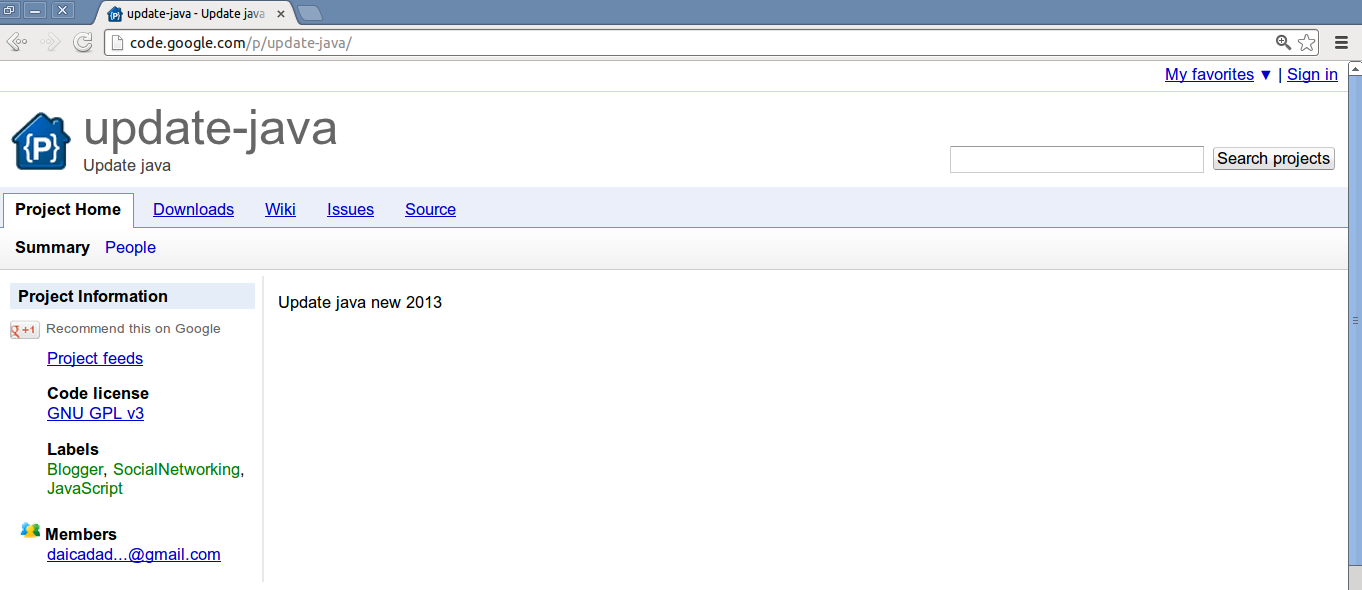 Malicious .jar Files Hosted On Google Code | Zscaler